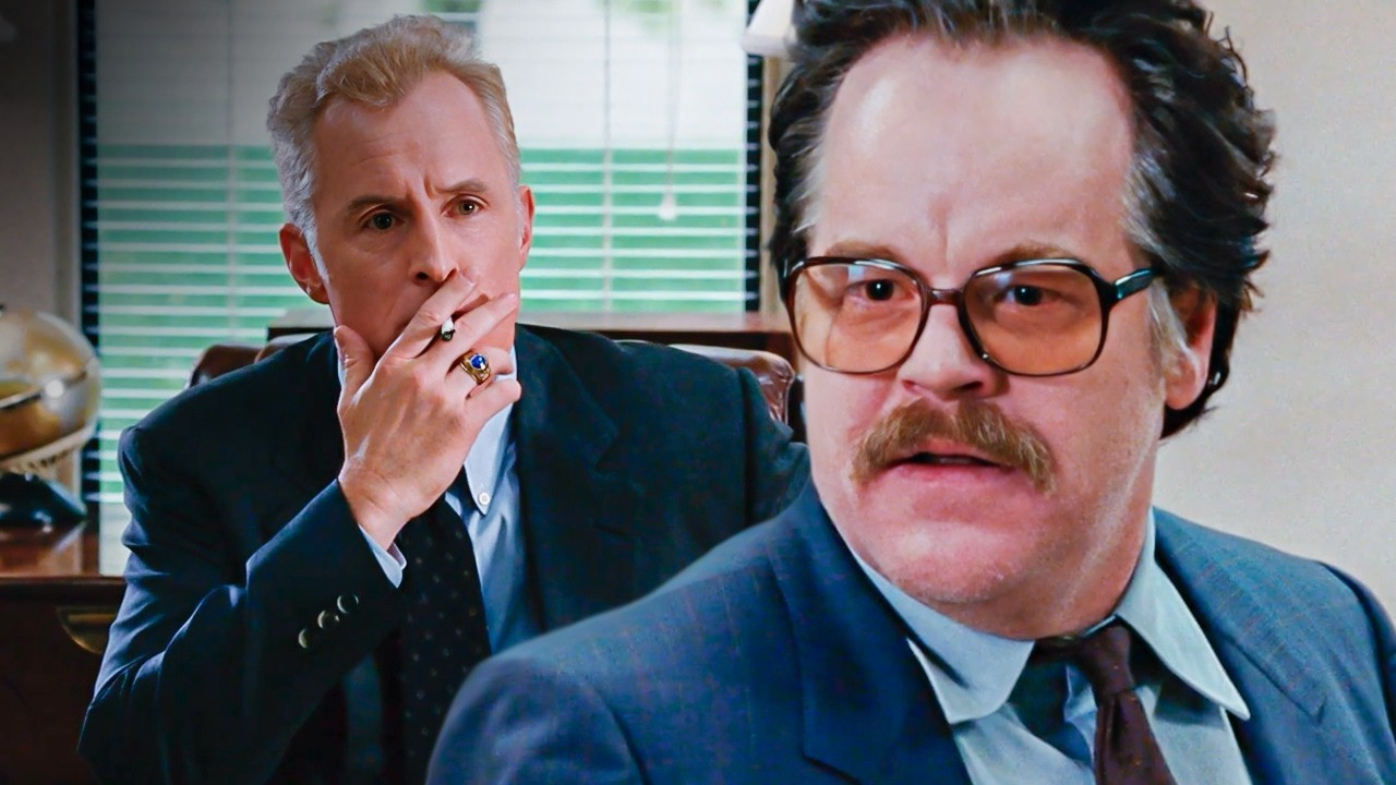 Gust breaks the window (Philip Seymour Hoffman) Charlie Wilson's War