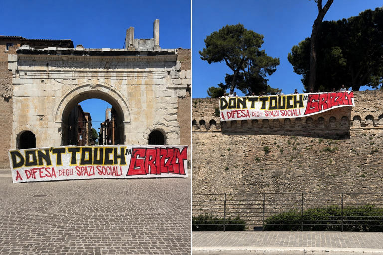 Gimarra, le barricate del Grizzly: "Volete farci sgomberare da qui?"