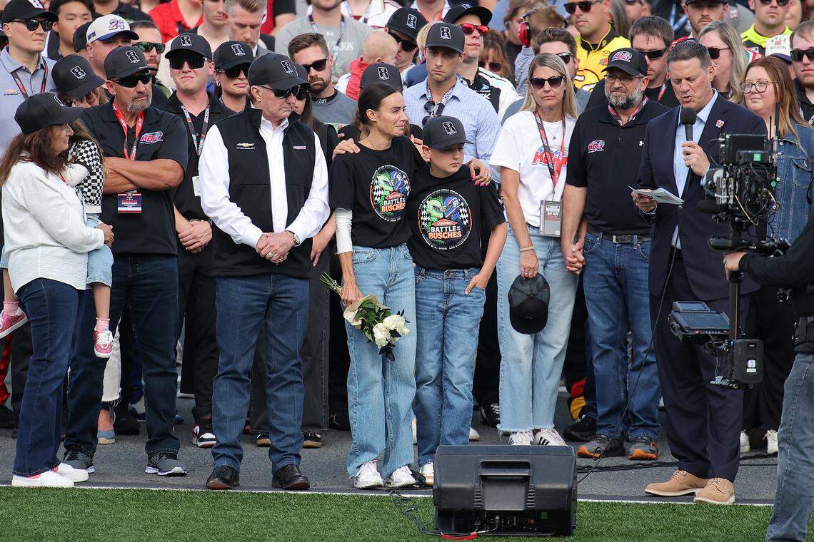 Kyle Busch's family makes appearance at Coke 600. A powerful moment ...