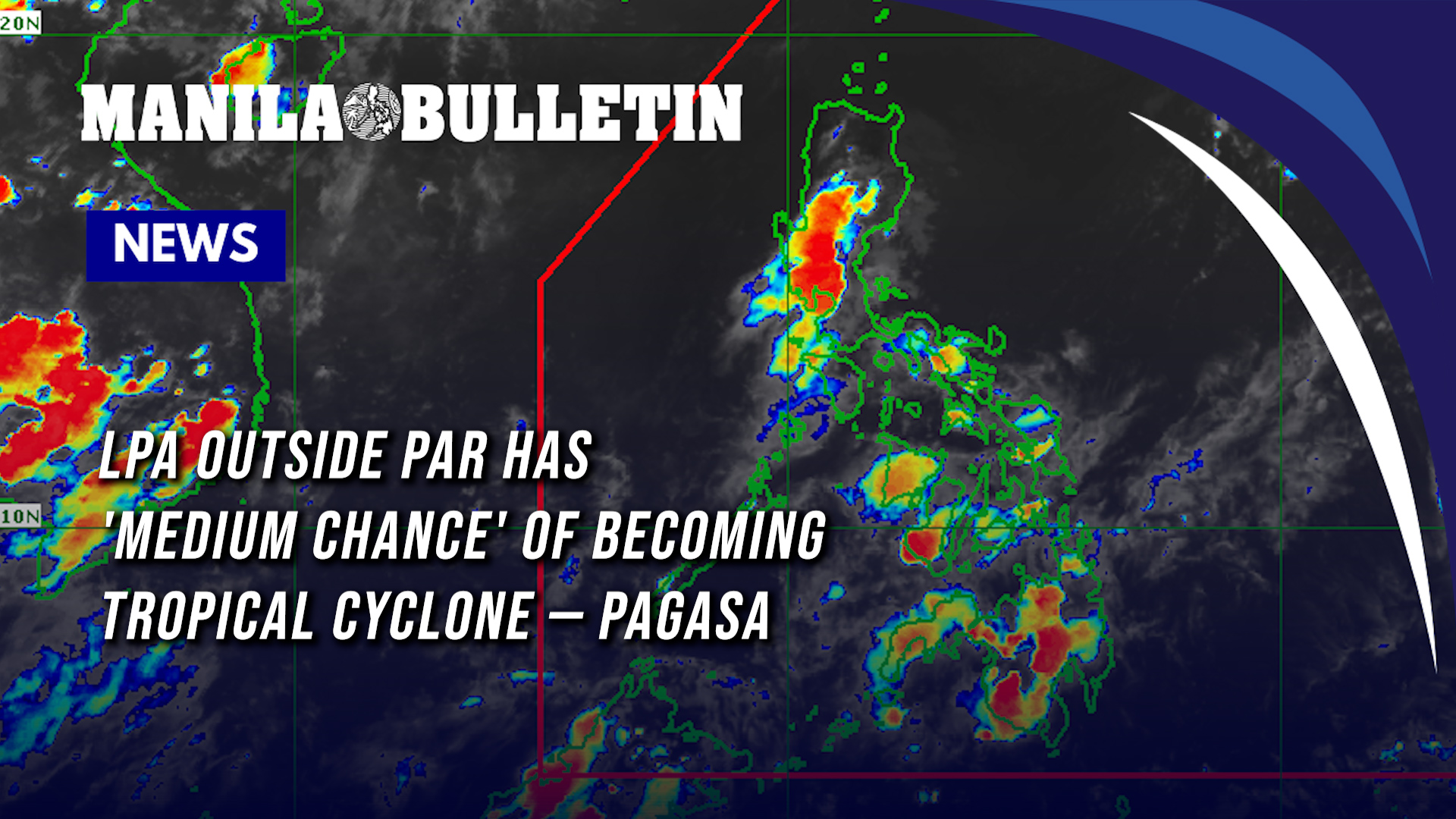 LPA outside PAR has 'medium chance' of becoming tropical cyclone — PAGASA