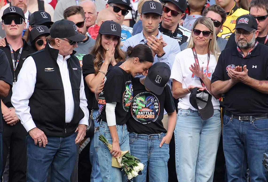 Kyle Busch's family made an appearance at Coke 600. A powerful moment ...