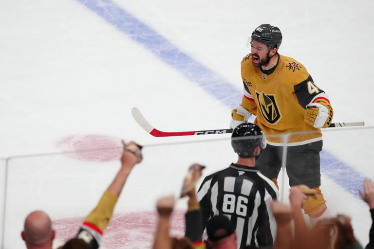 Golden Knights stun Avalanche with three-goal comeback to move one win ...