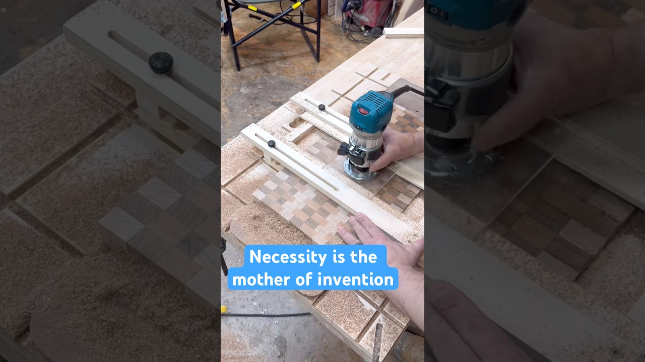 No rail flattening sled uses a trim router to flatten end grain # ...