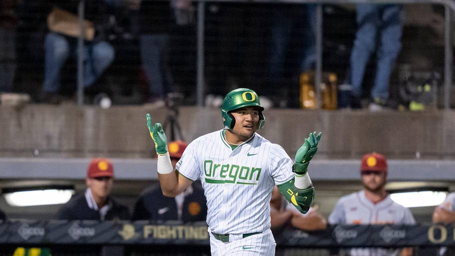 Oregon loses Big Ten title on walk-off hit by pitch in 11 innings to UCLA