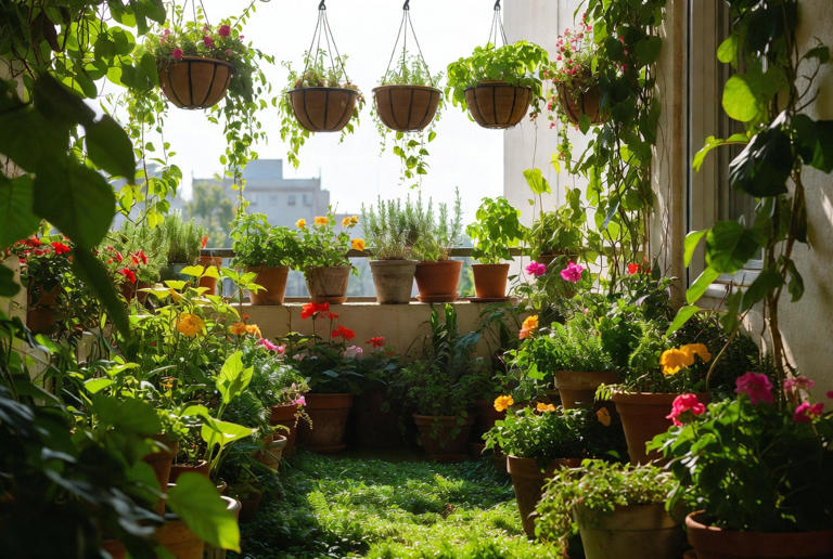 Piante che trasformano un balcone piccolo in un paradiso