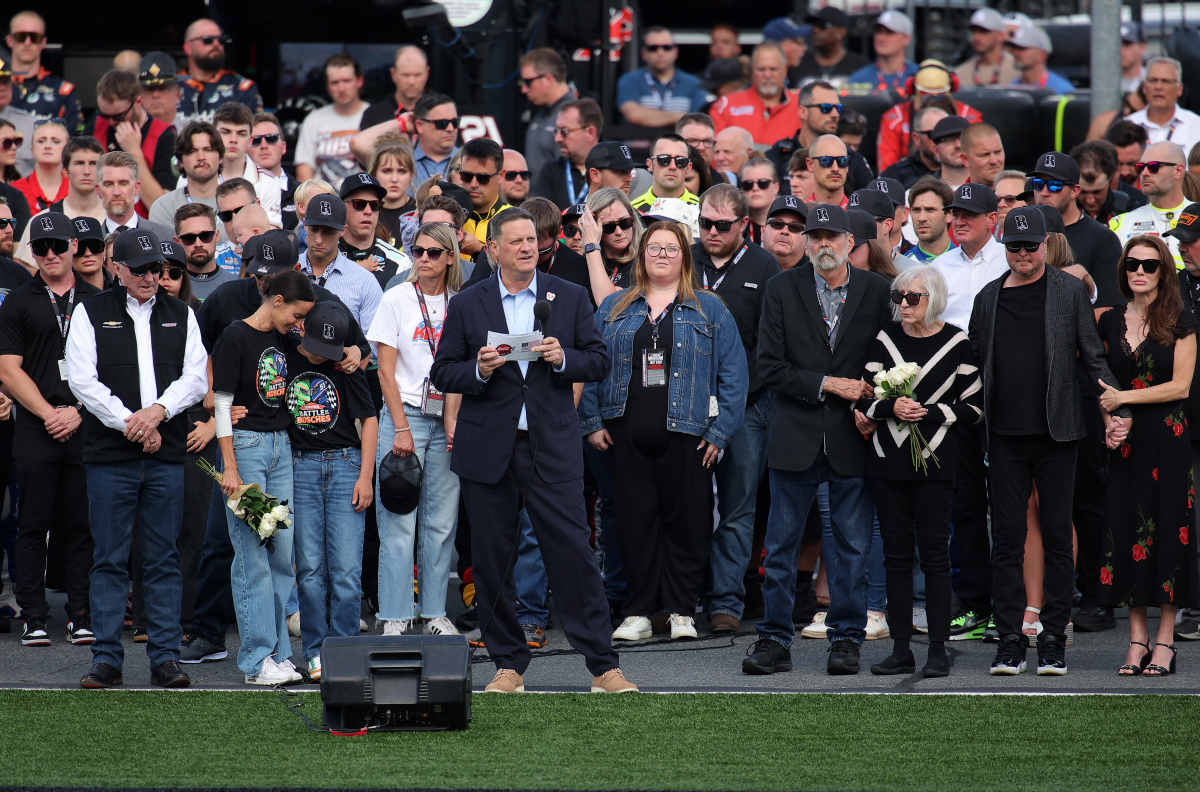 Kyle Busch’s wife, children make first public appearance since his ...