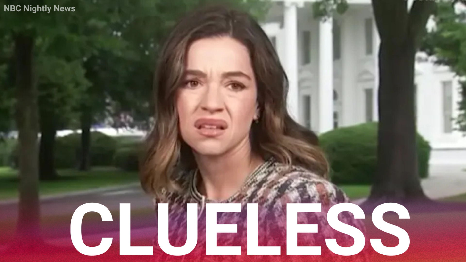Oblivious NBC News reporter mocked for bizarre reaction to White House ...