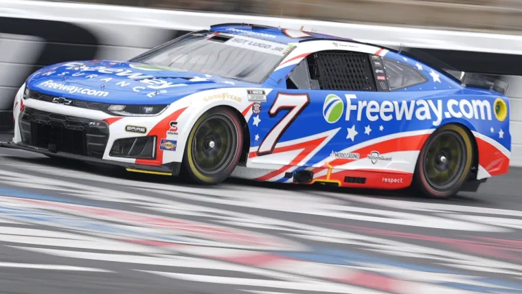 NASCAR at Charlotte results: Daniel Suarez races to glory in rain ...