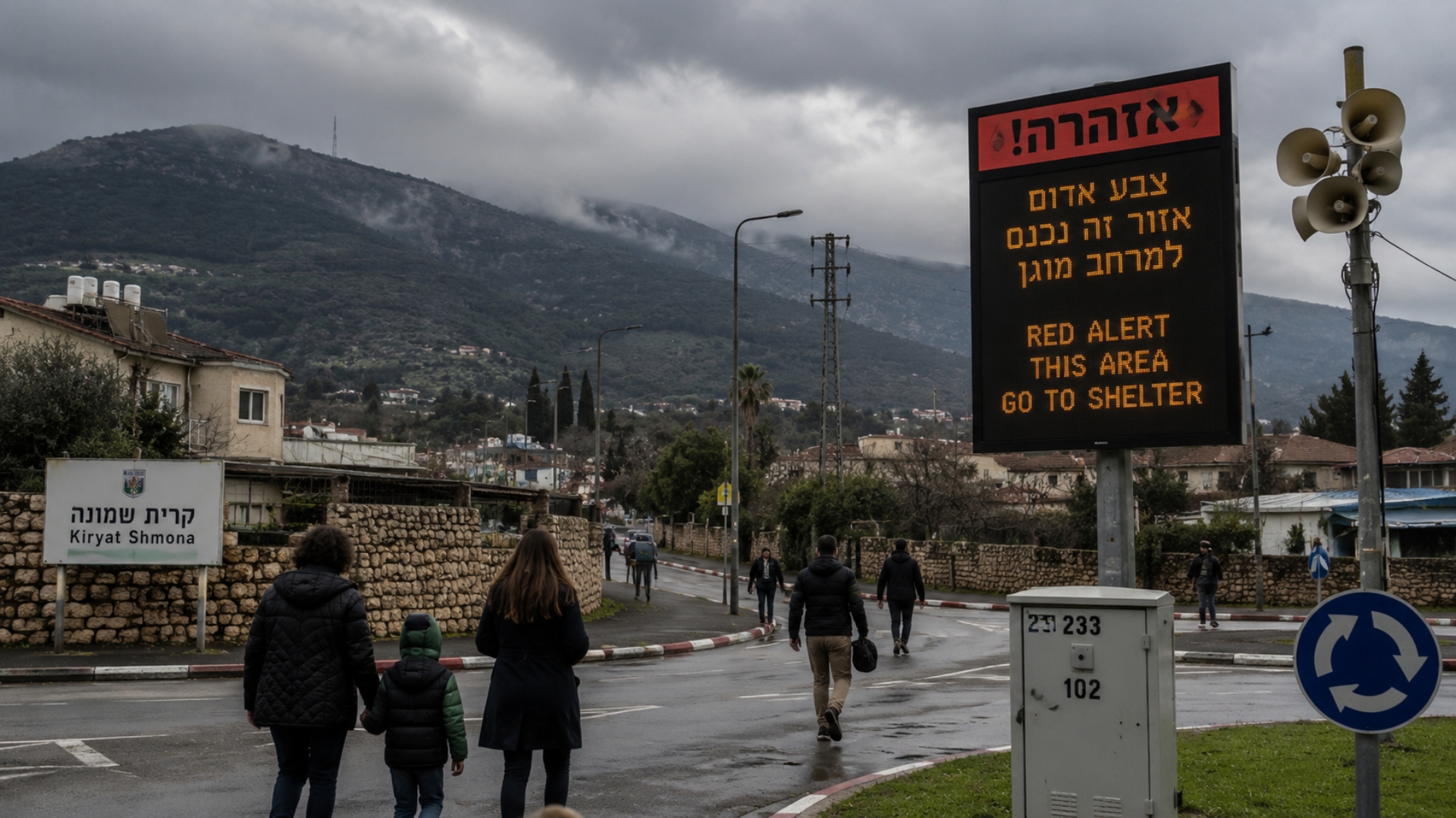 Sirens warn of suspected drone attack in Kiryat Shmona