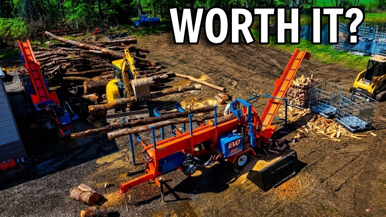 I hired a professional to split my firewood