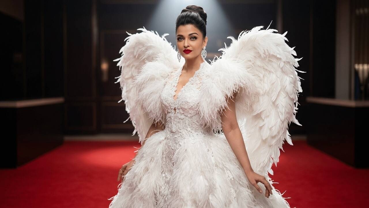 Aishwarya Rai's dreamy all-white ensemble at Cannes 2026: Could this be ...