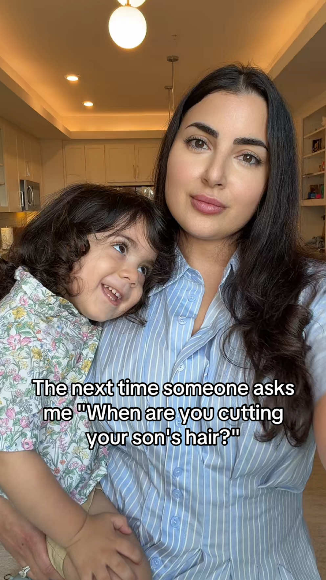 The parenting choice sparking conversations about toddler hair