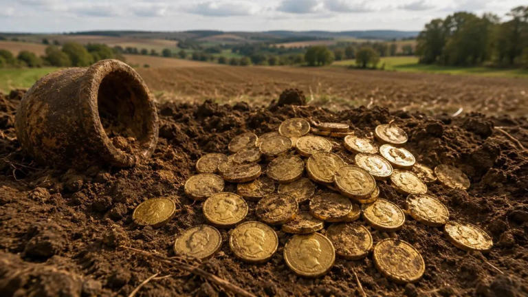 141 gold coins found in a Luxembourg field reveal a lost Roman secret ...