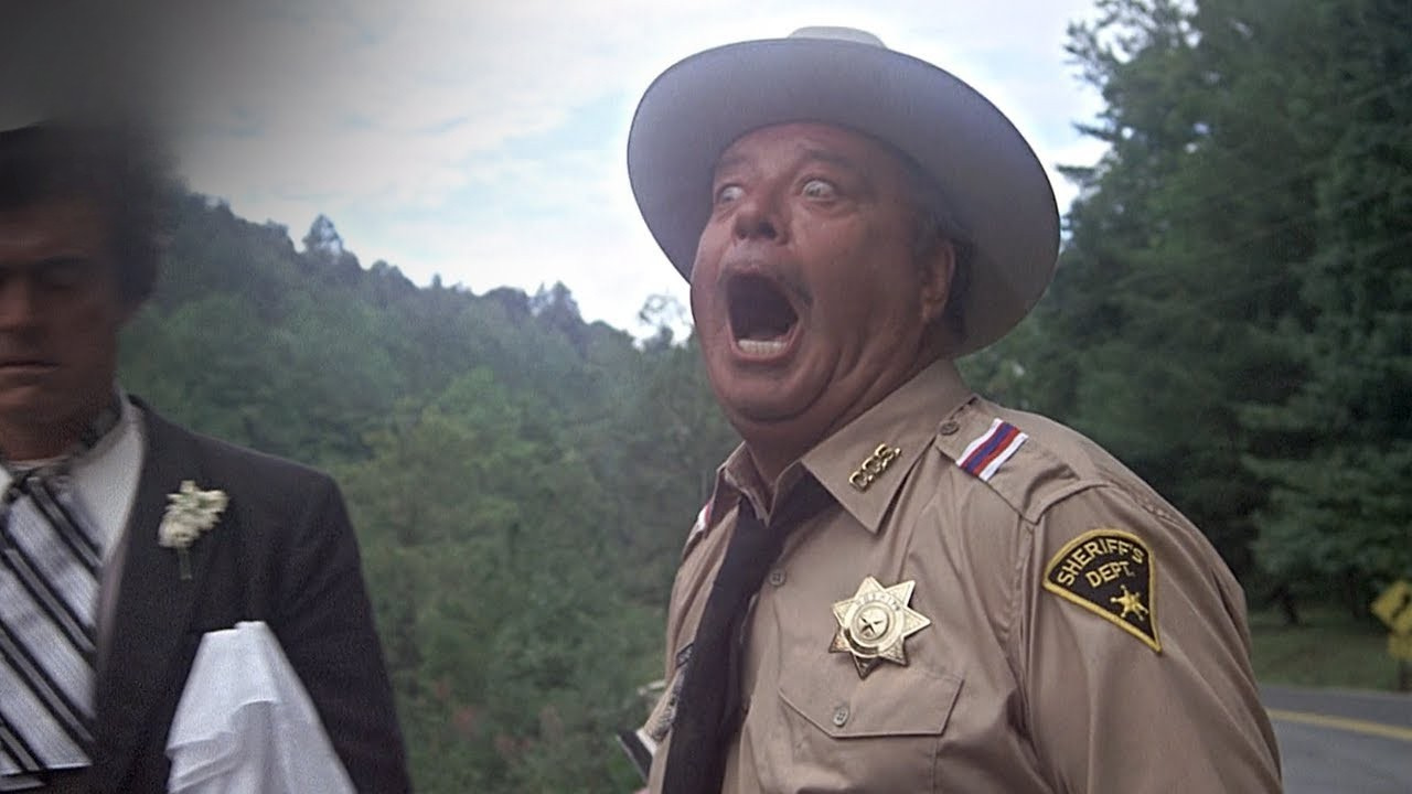Does he get away again (Burt Reynolds) Smokey and the Bandit