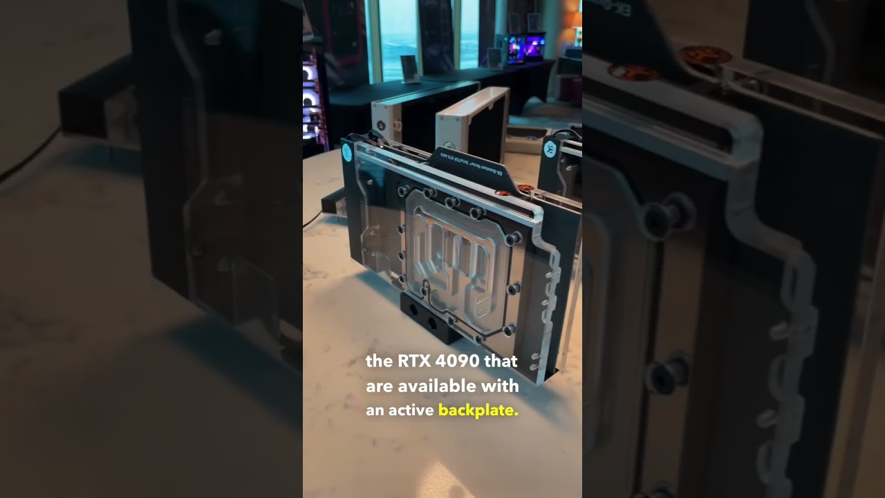 The @EKbyLMTEK Quantum Vector2 water block with active backplate!