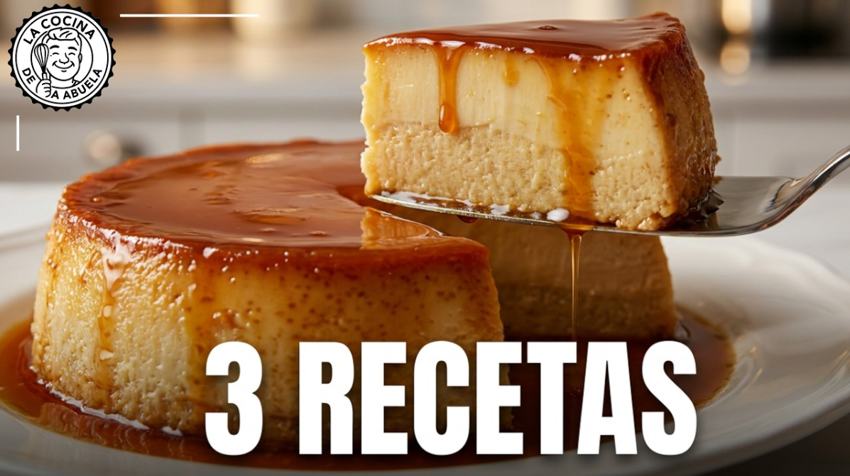 3 postres cremosos sin azúcar y sin harina