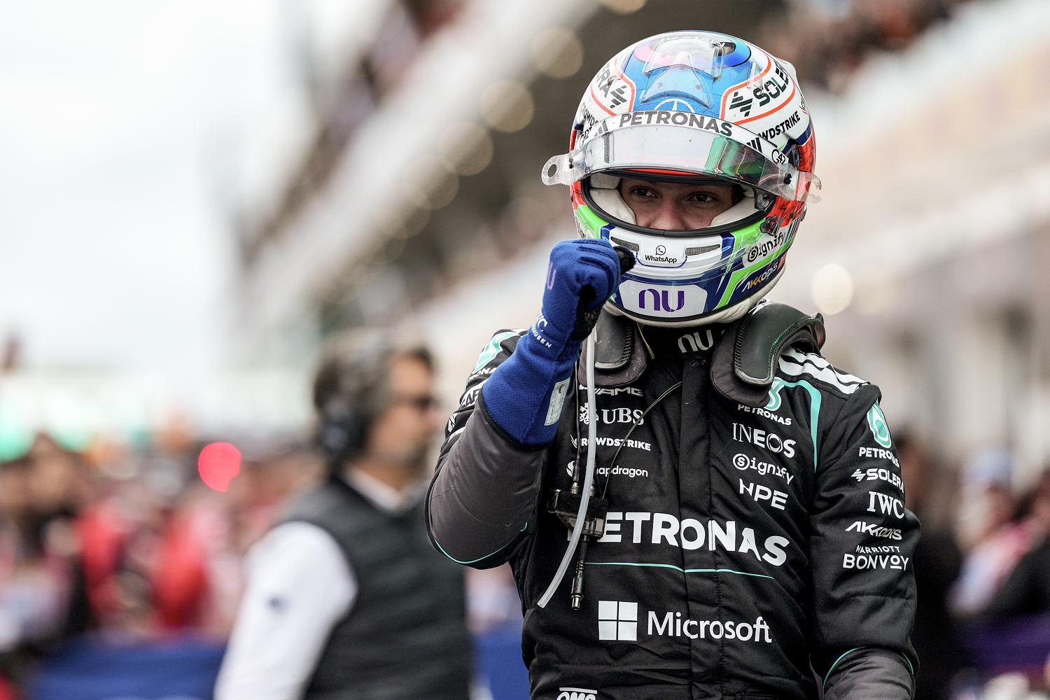 Kimi Antonelli wins fourth Formula 1 race in a row after George Russell ...