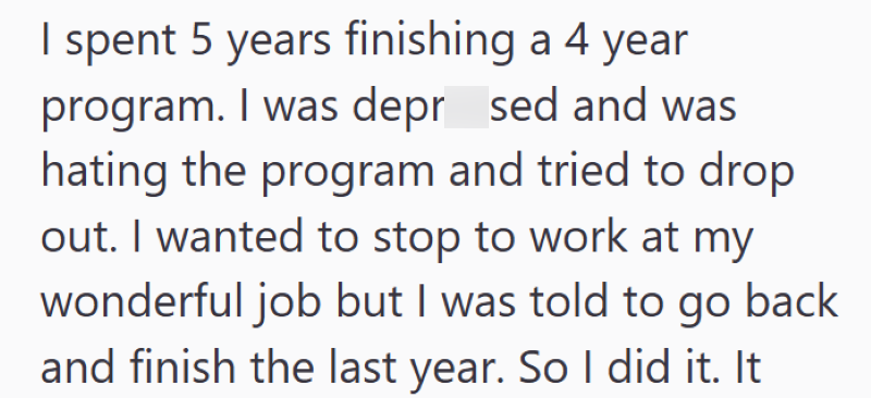 College student graduates after 5 years, dad refuses to go to ...