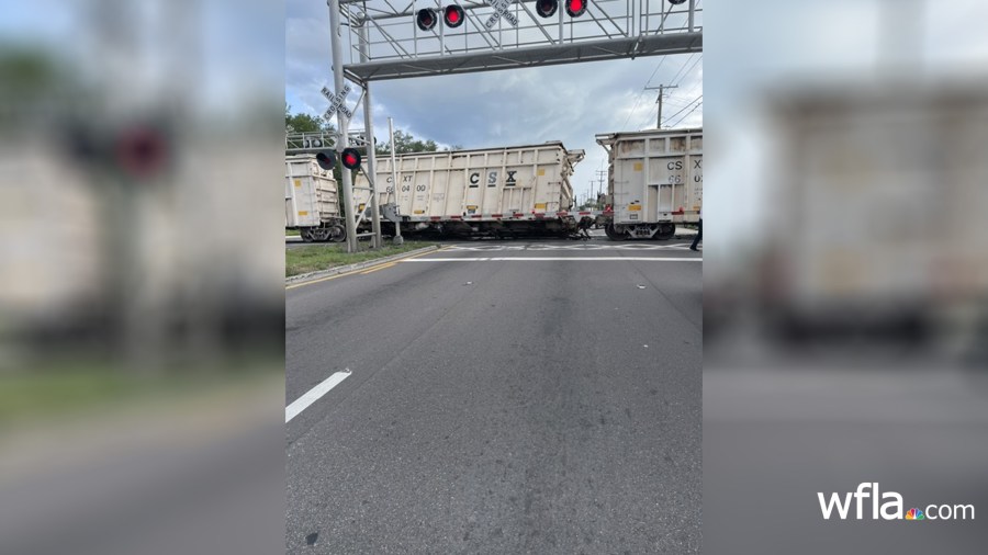 Hillsborough County road blocked by partially derailed train reopens