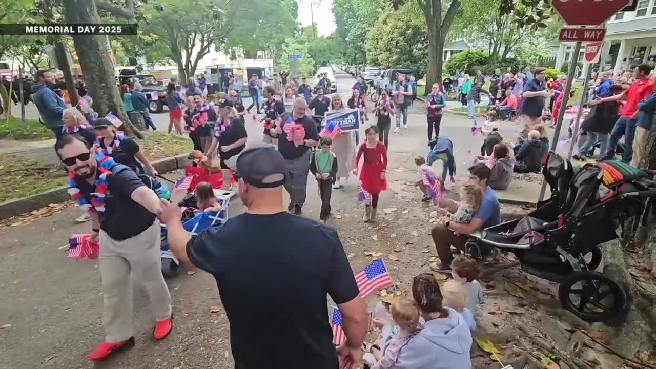 Memorial Day parade to continue as organizers monitor weather