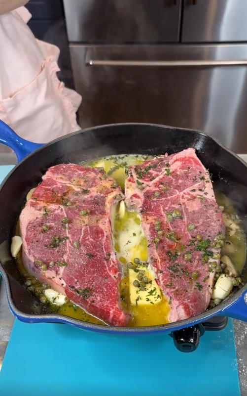 Juicy Italian-style steak ready in minutes