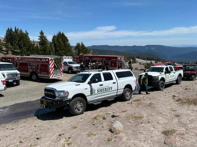 Mt. Hood climber rescued from under fallen boulder near Timberline Lodge