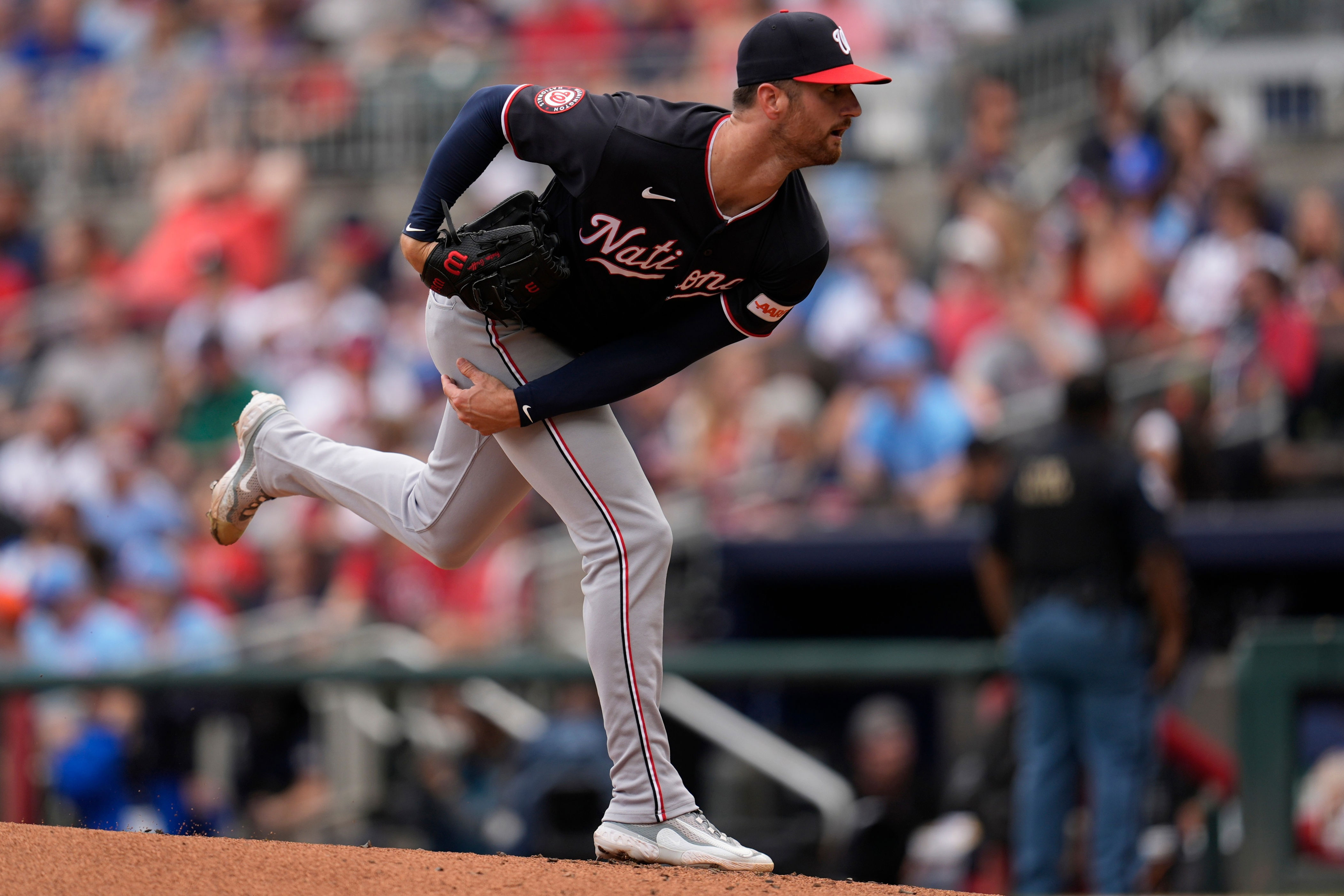Griffin, Nationals beat Braves 2-1 to give Atlanta its first home ...