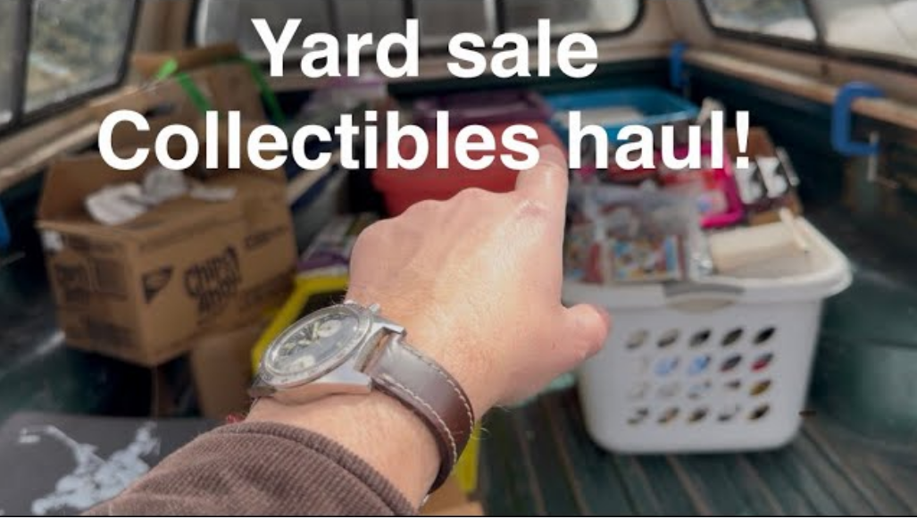 Massive yard sale collectibles haul full of hidden finds