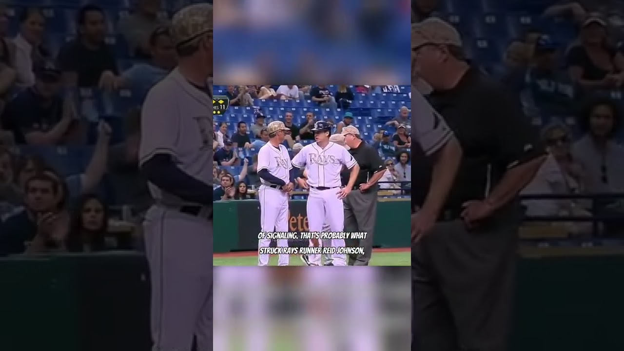 MLB runner steals third on an intentional walk