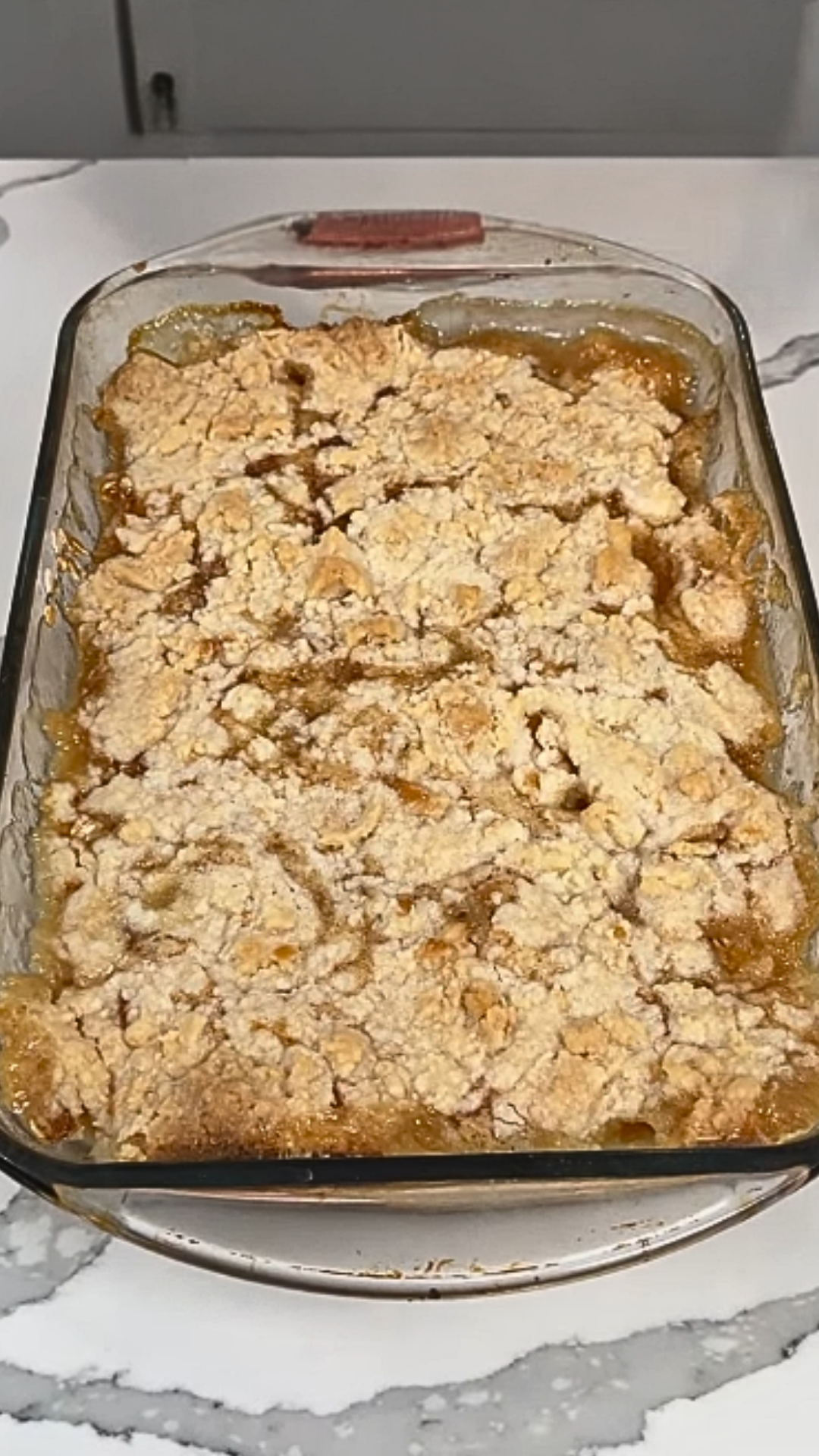 Peach dump cake dessert recipe