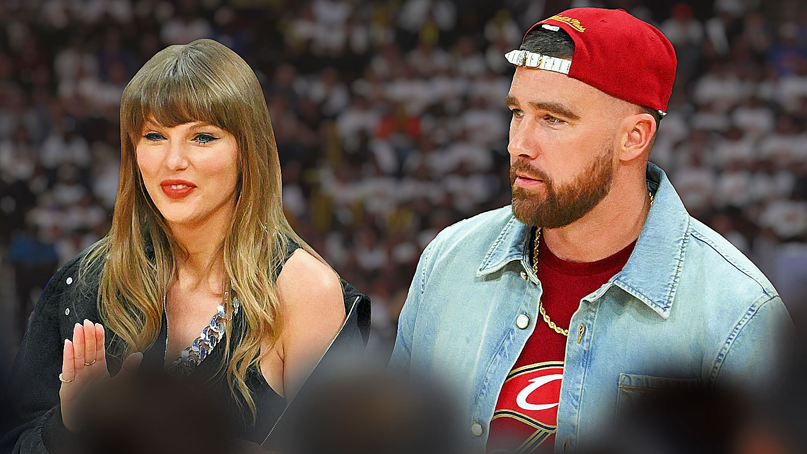 Taylor Swift hilariously photobombs Travis Kelce’s pic with fan at ...