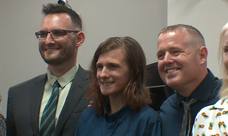 Las Vegas teen adopted by court volunteer in historic juvenile justice ...