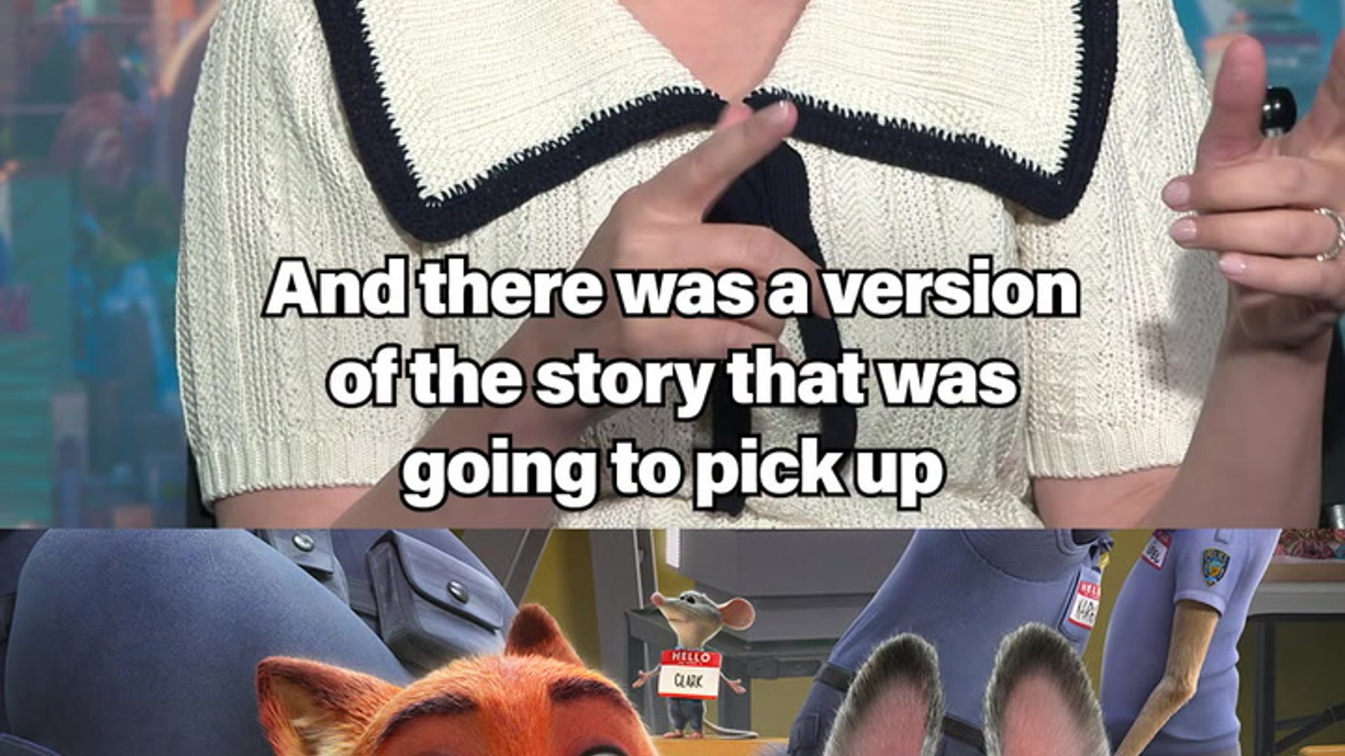 Ginnifer Goodwin on Zootopia 2's scrapped storyline