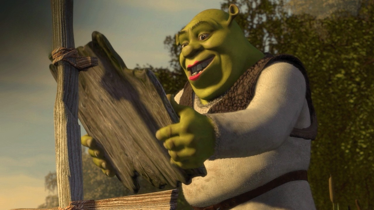 Shrek's all star moment as he meets Donkey for the first time (full ...