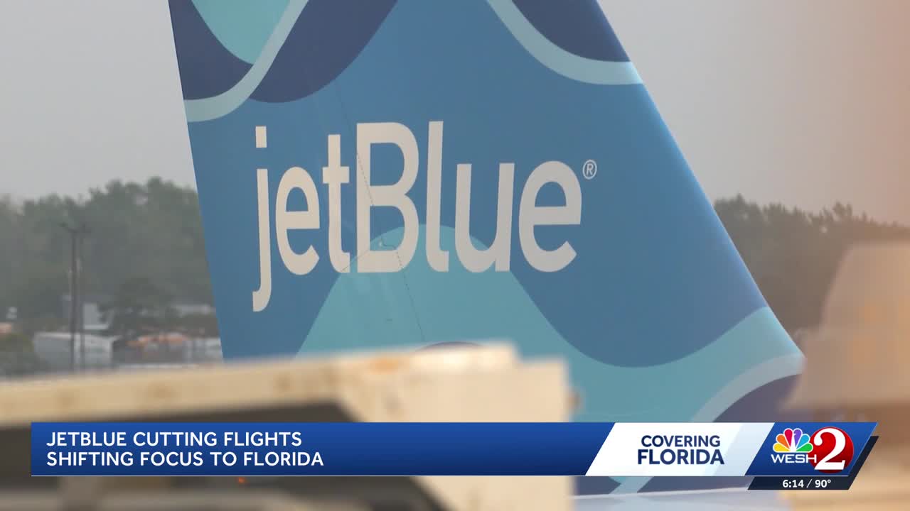 JetBlue to cut 11 routes as focus shifts toward Florida