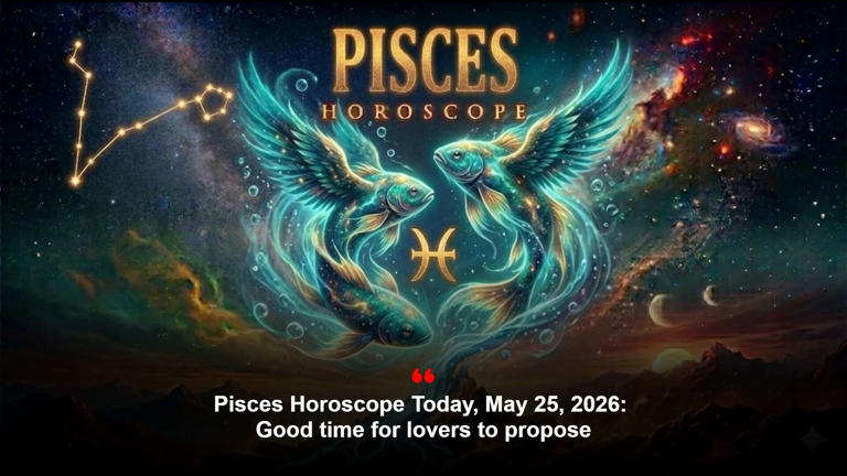 Pisces horoscope today, May 25, 2026: It’s also a good time for lovers ...