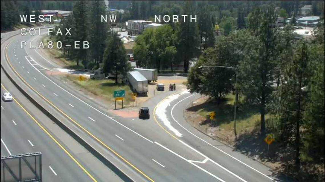 Westbound Interstate 80 reopens near Colfax after big-rig diesel spill ...