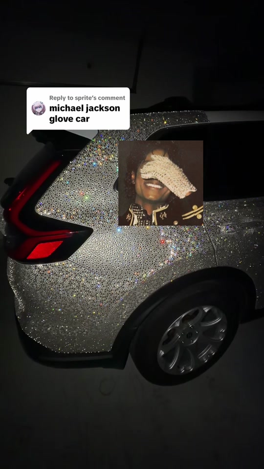 Bedazzled car accessories makeover