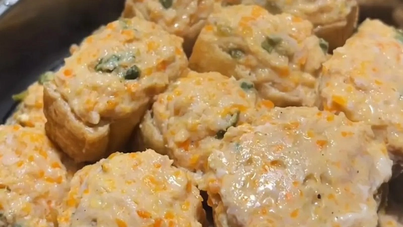 Tahu bakso ayam tanpa tepung