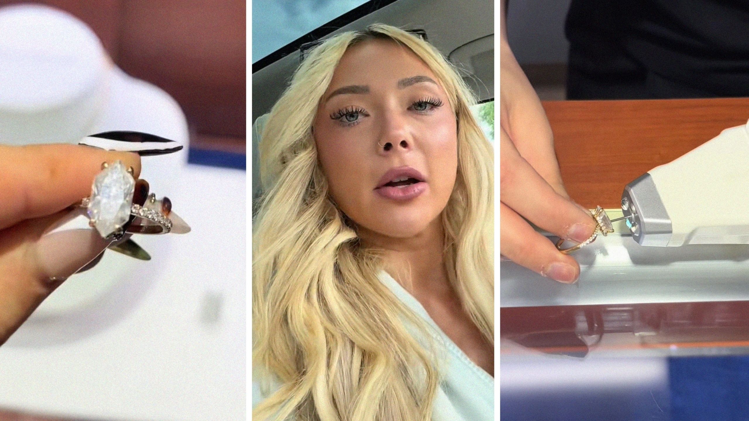 Woman suspects $8K diamond engagement ring of being fake, so she takes ...
