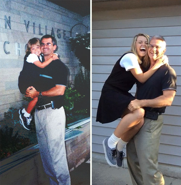 28 pics of first day of school vs last day of school