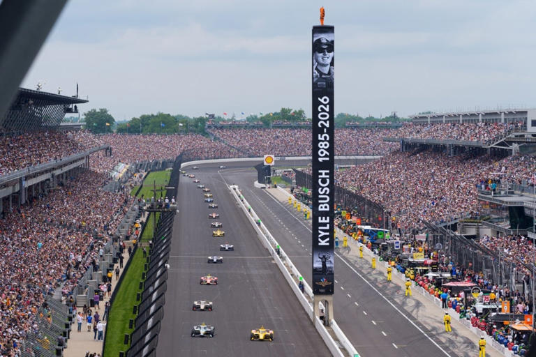 Organizers, fans pay tribute to Kyle Busch at Indy 500, Coca-Cola 600