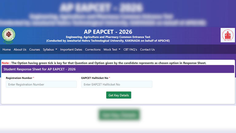 AP EAMCET 2026 answer key released @cets.apsche.ap.gov.in; check direct ...
