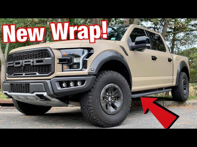 Revealing my $3000 Ford F-150 Raptor wrap!