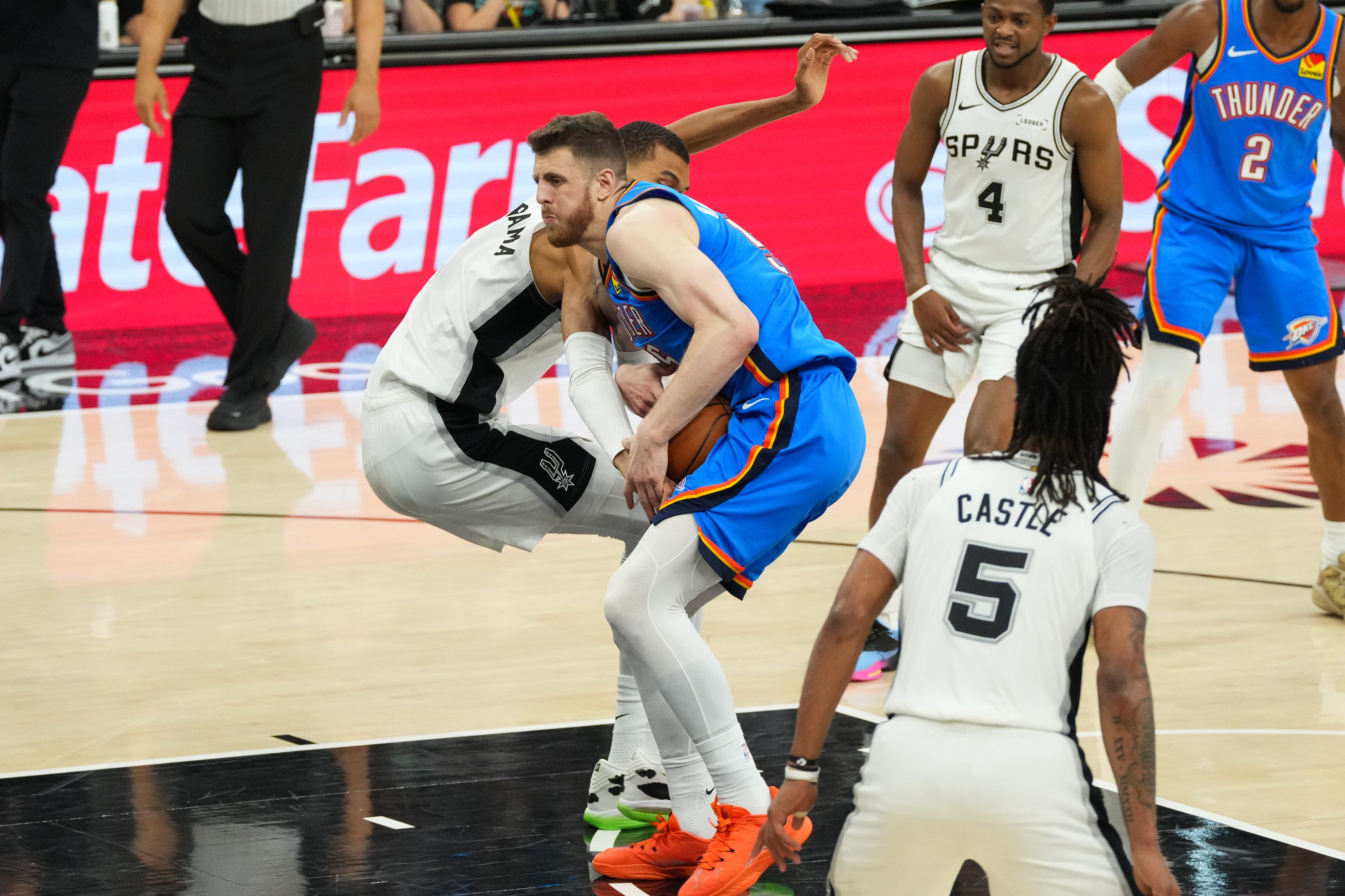 Full injury report for Tuesday's Spurs vs. Thunder Game 5 matchup