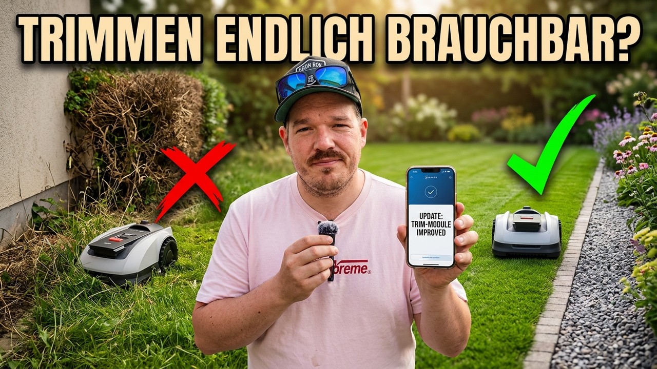 Ecovacs Goat O1200 LiDAR Pro Update Trimm-Modul endlich nutzbar