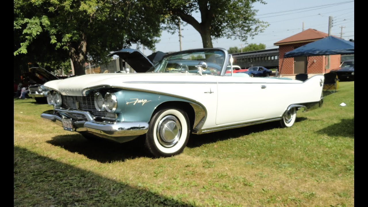 Plymouth Fury with a 45 RPM player