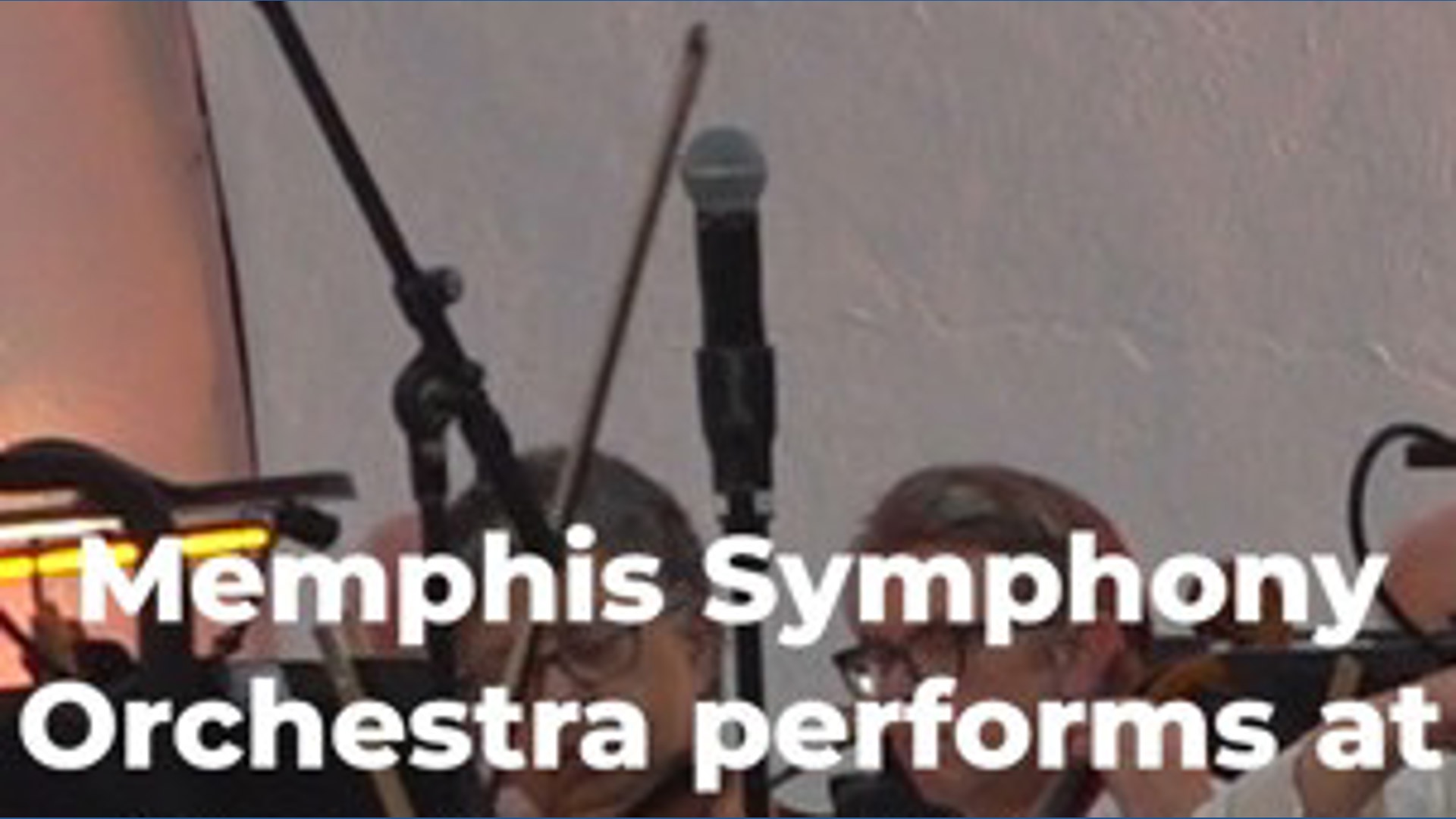 Memphis Symphony Orchestra performs during Sunset Symphony at Overton ...