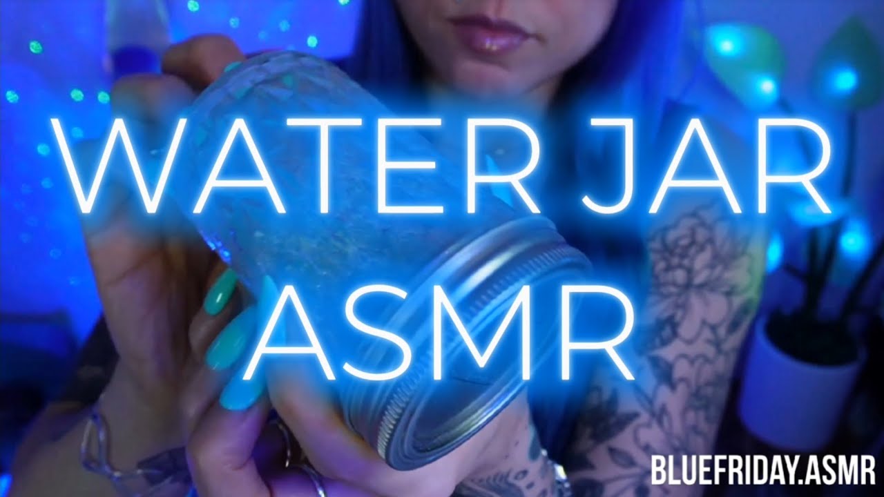 Water jar ASMR relaxing sounds