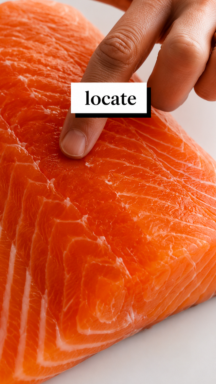 How to check and remove pin bones from salmon easily